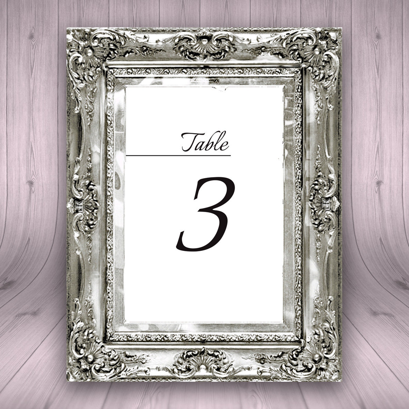 Table Numbers 4x6 Table Numbers Printable Wedding Table Numbers 1-30 ...