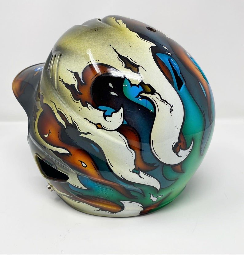 Custom Painted Helmet - Etsy