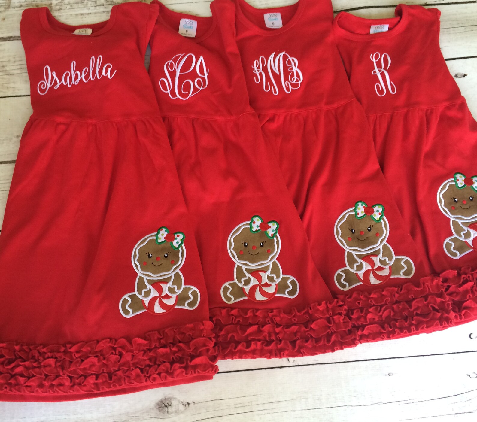 Gingerbread Christmas Shirt - Girls Christmas Dress - Gingerbread Shirt ...