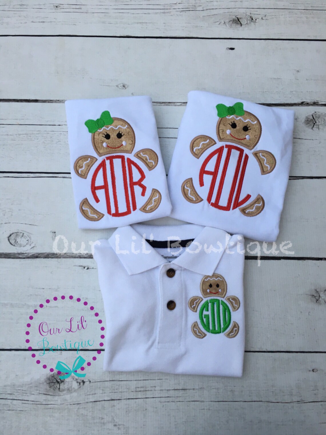 Gingerbread Christmas Shirt Girls Christmas Dress - Etsy