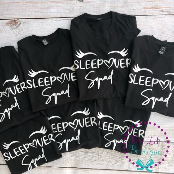 Slumber Party Squad Shirts - Etsy