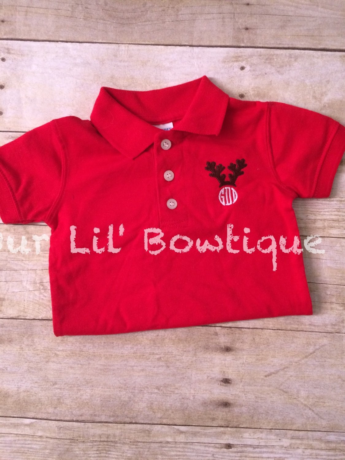 Reindeer Polo Christmas Polo Christmas Reindeer Polo - Etsy