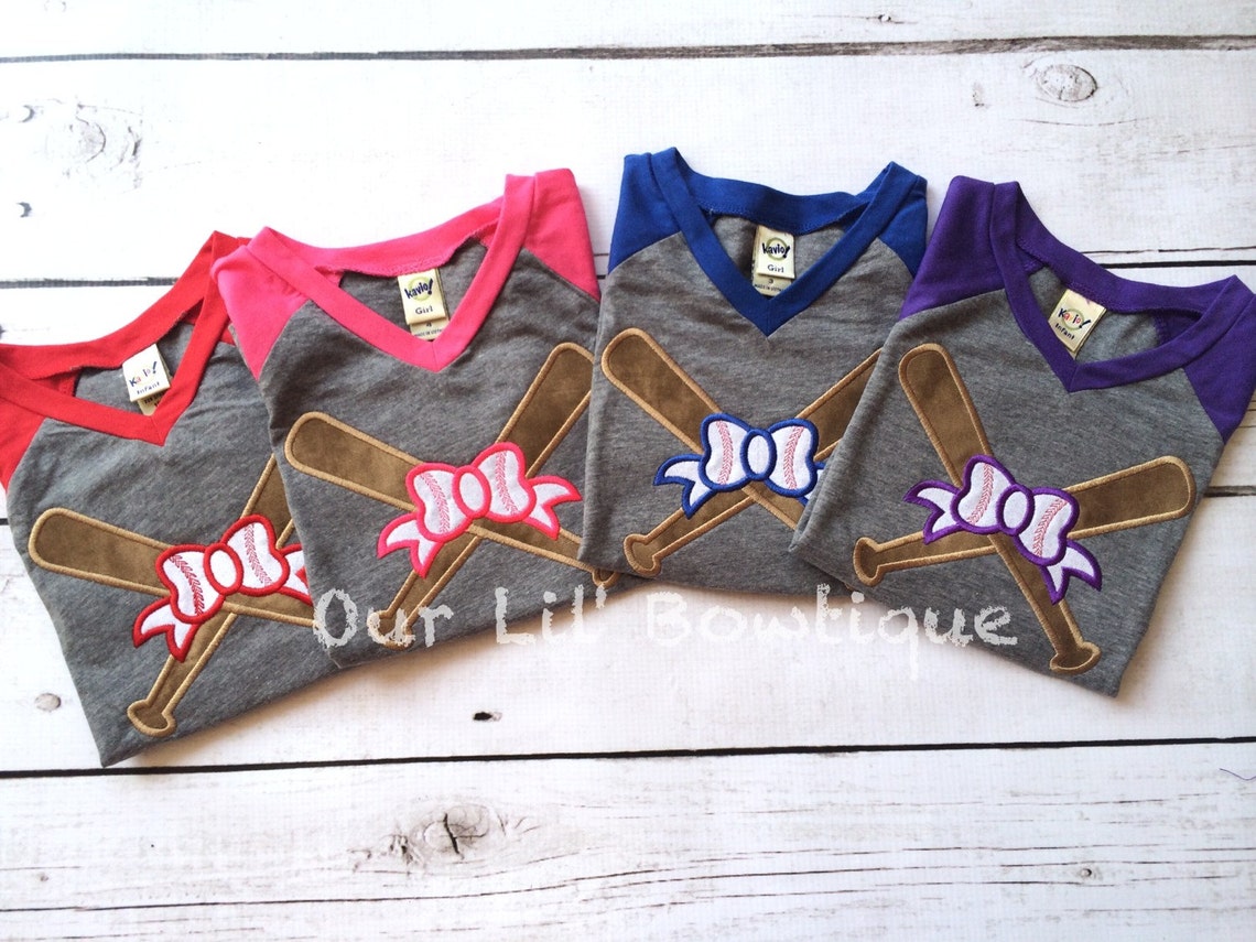 Raglan Baseball Bat Shirt Personalized Shirt Softball | Etsy