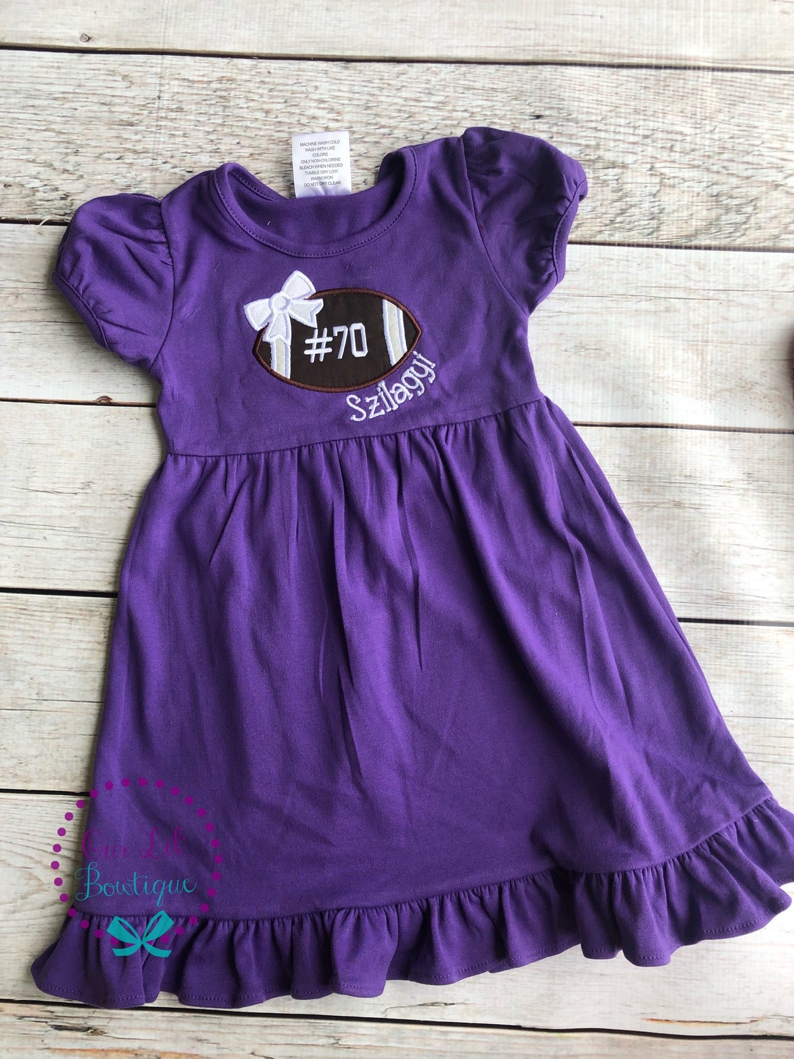 Football Dress - Girls Football Dress - Team Spirit Dress - Football ...