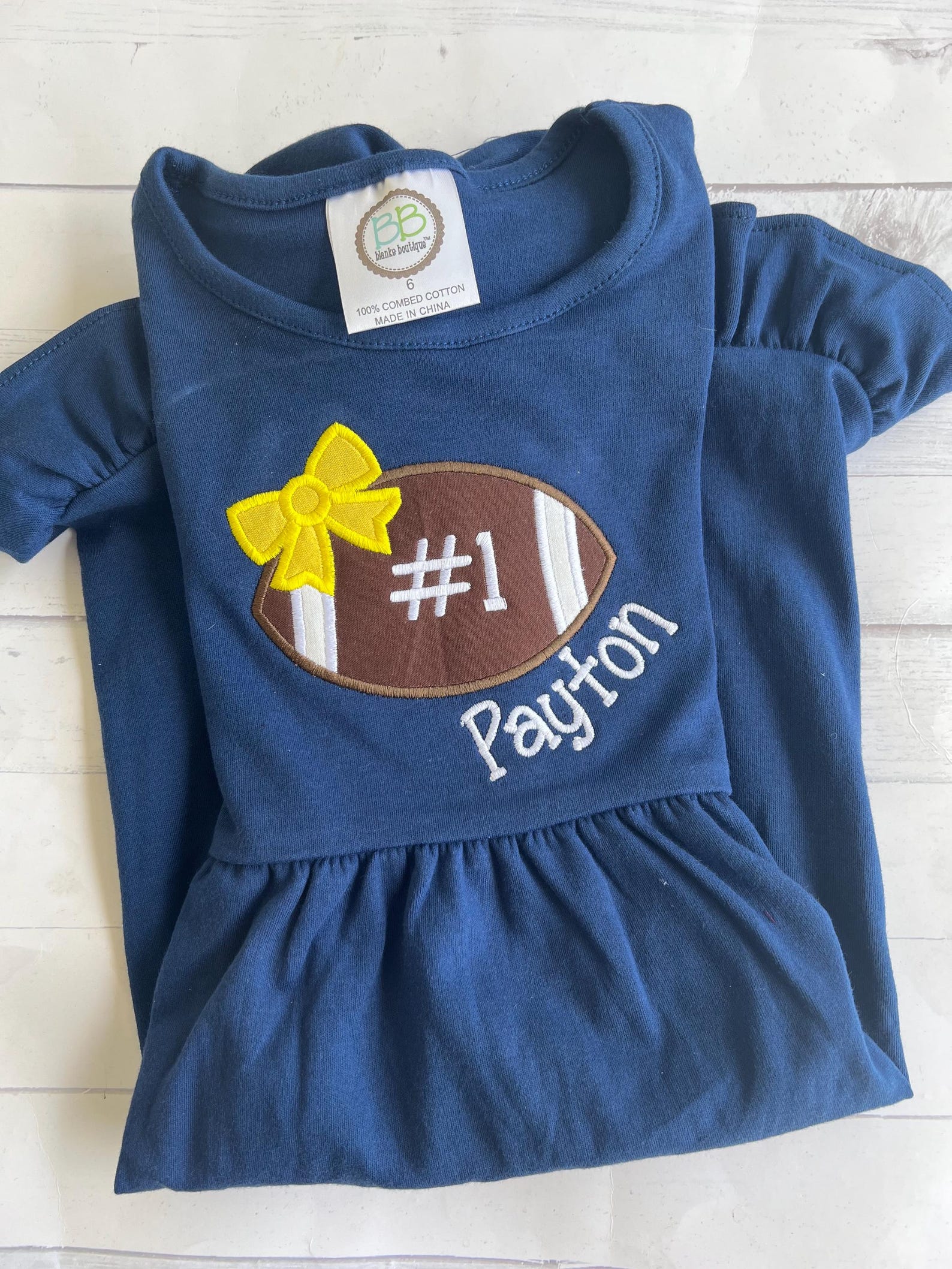 Football Dress - Girls Football Dress - Team Spirit Dress - Football ...