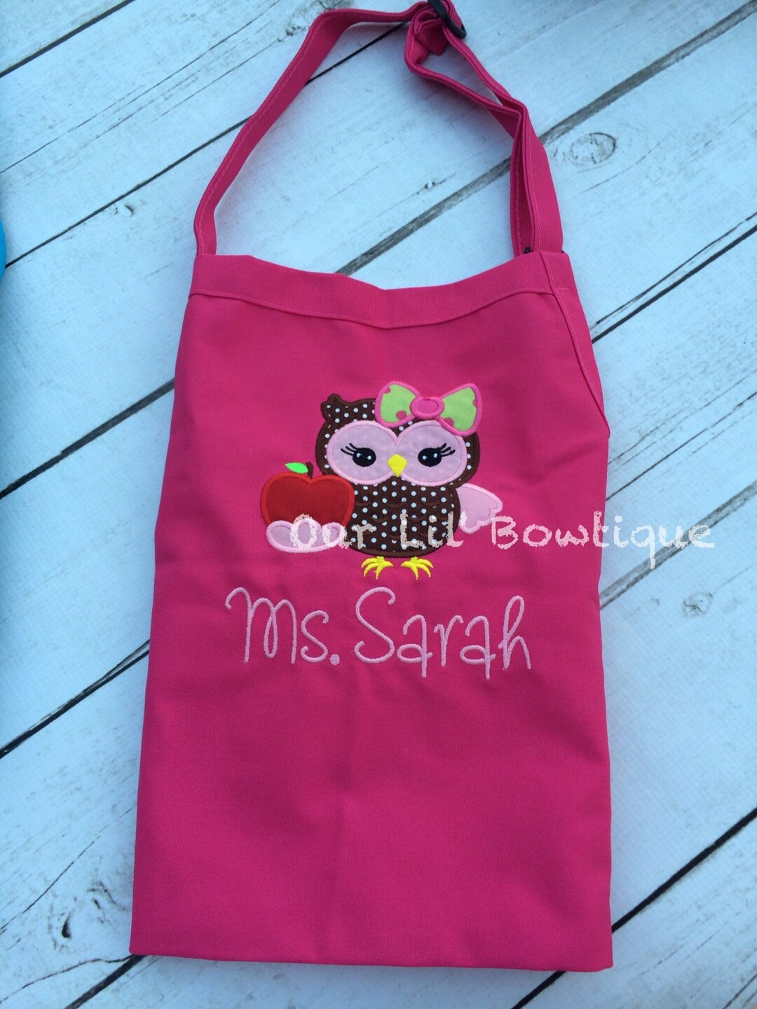 Owl Personalized Birthday Apron - Personalized Apron - Personalized Owl ...