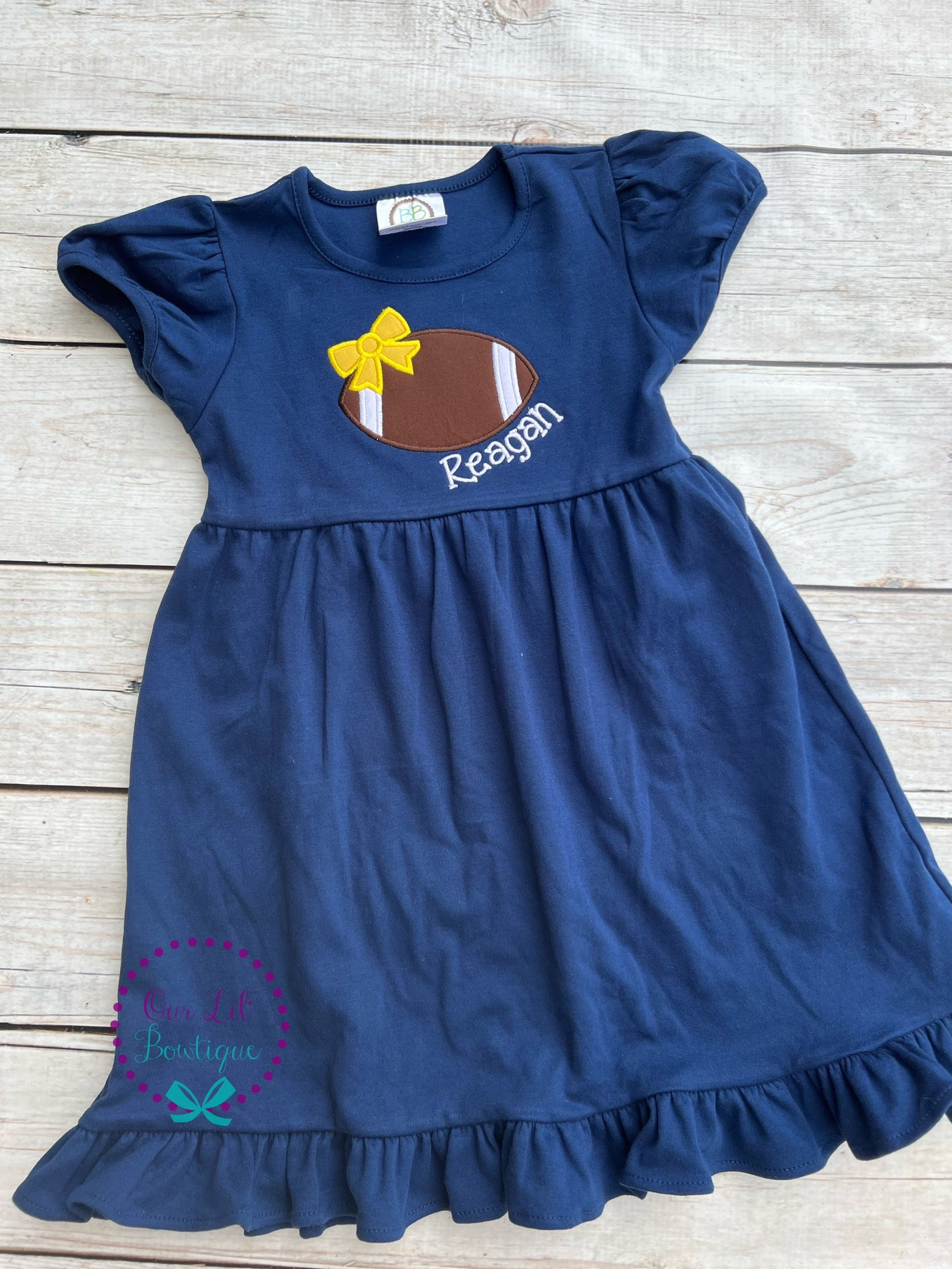 Football Dress - Girls Football Dress - Team Spirit Dress - Football ...