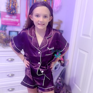 Gymnastics Pajamas - Gymnast Pjs - Gymnast Birthday - Personalized ...