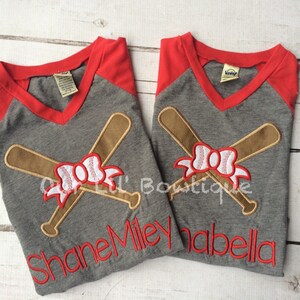 Raglan Baseball Bat Shirt Personalized Shirt Softball - Etsy