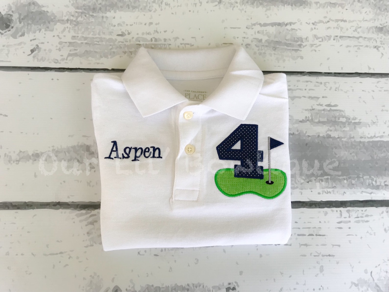 Golf Polo Birthday Shirt Boys Birthday Shirt Hole in One - Etsy