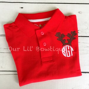 Reindeer Polo - Christmas Polo - Christmas Reindeer Polo - Reindeer ...