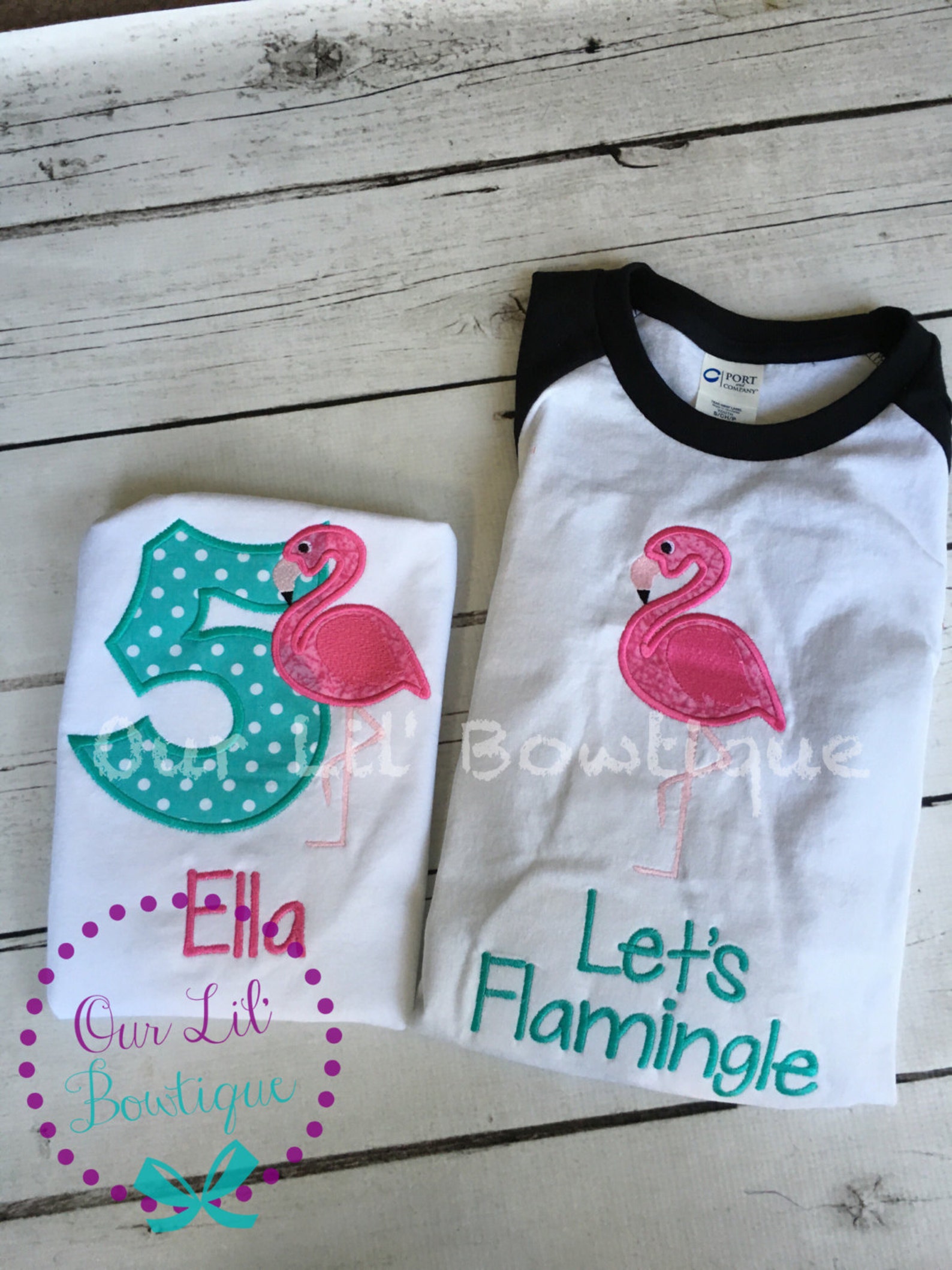 Flamingo Birthday Shirt Flamingo 1st Birthday Shirt | Etsy