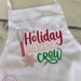 Holiday Baking Crew Apron - Personalized Apron - Personalized ...