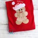 Gingerbread Christmas Applique Shirt - Personalized Girls Holiday Tee ...