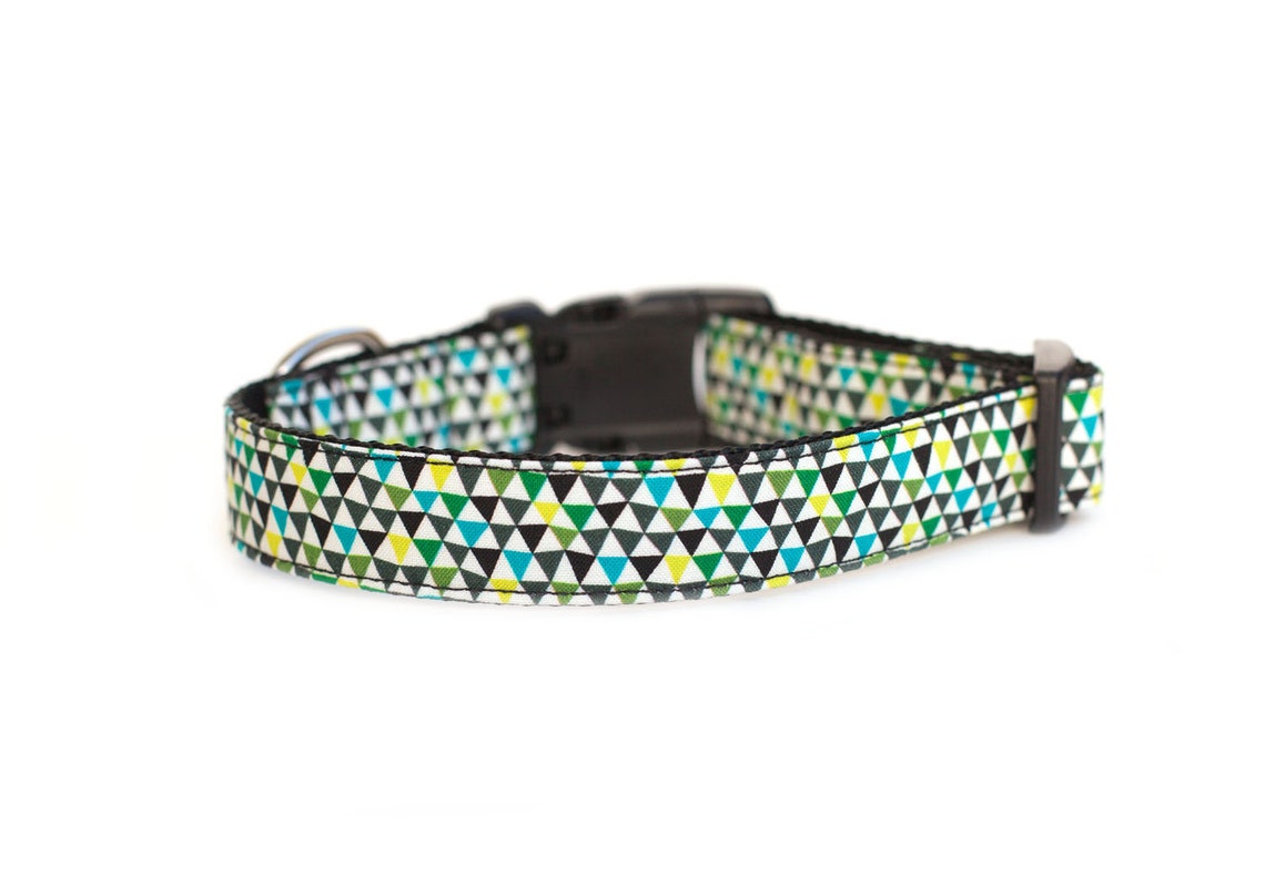 Geometric Triangle Dog Collar Geometric Dog Collar Boy Dog - Etsy