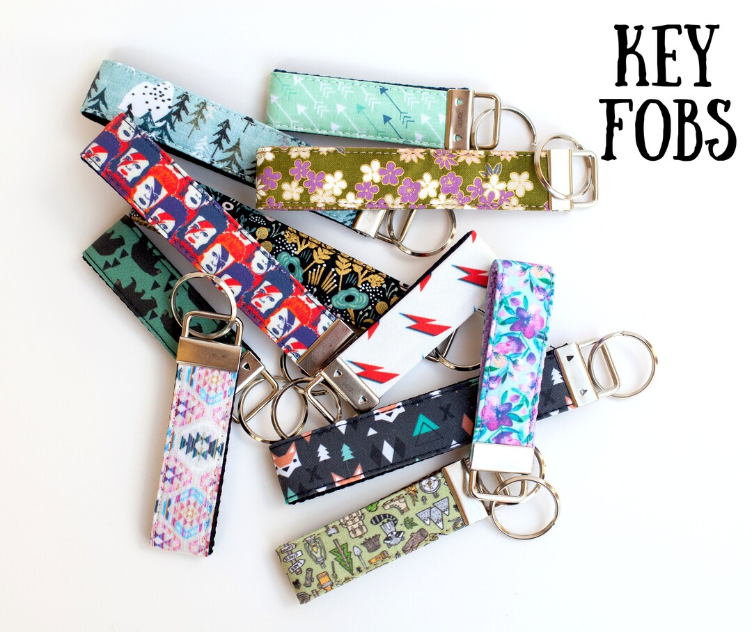 Key Fobs Keychain Wristlet Key Fob Mini Key Fob Key Ring - Etsy