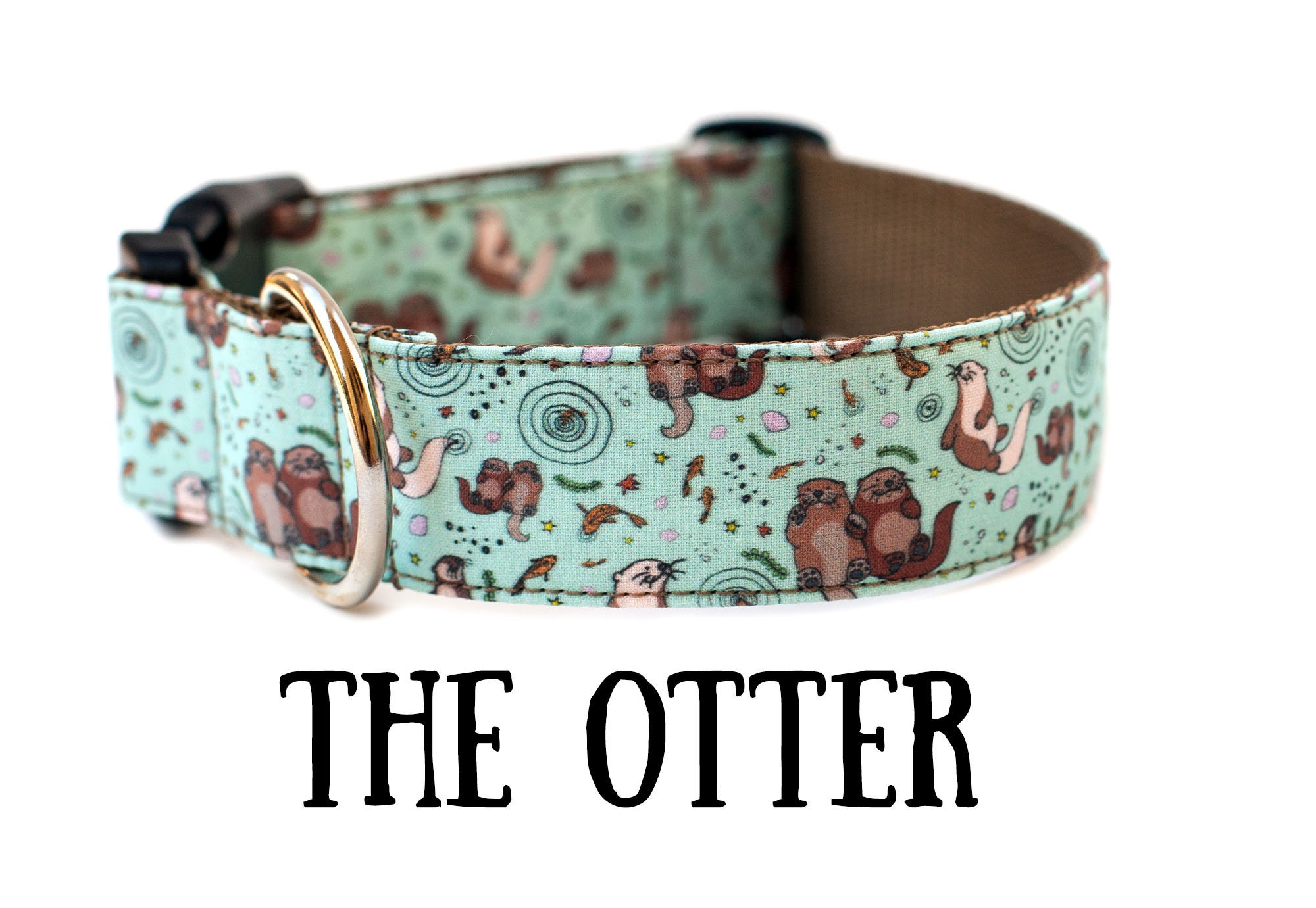 Sea Otter Dog Collar Ocean Dog Collar Outdoor Dog Collar - Etsy