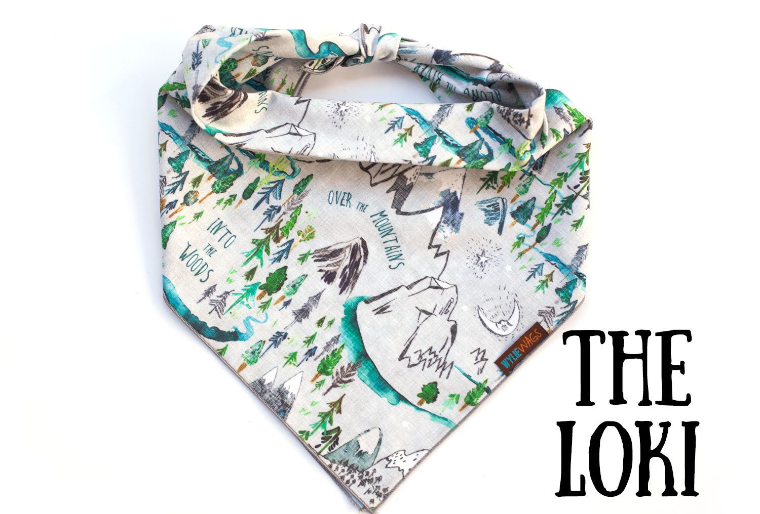 Outdoor Nature Dog Bandana Adventure Dog Bandana Hiking - Etsy