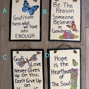 Inspirational Signs I - Etsy