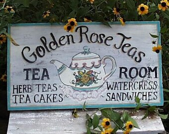 Tea Room Sign - Etsy