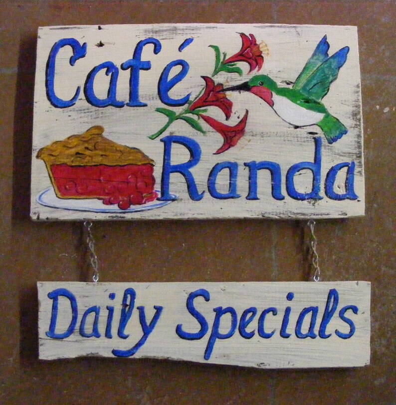 Blue Bird Cafe Sign... Customize It - Etsy