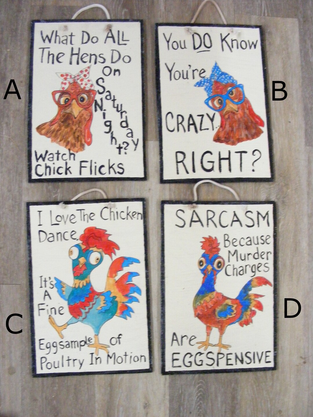 Funny Chicken Signs 1 - Etsy