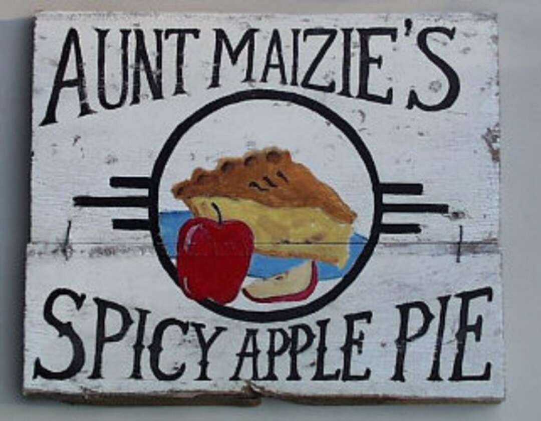 Apple Pie Sign...customize It - Etsy