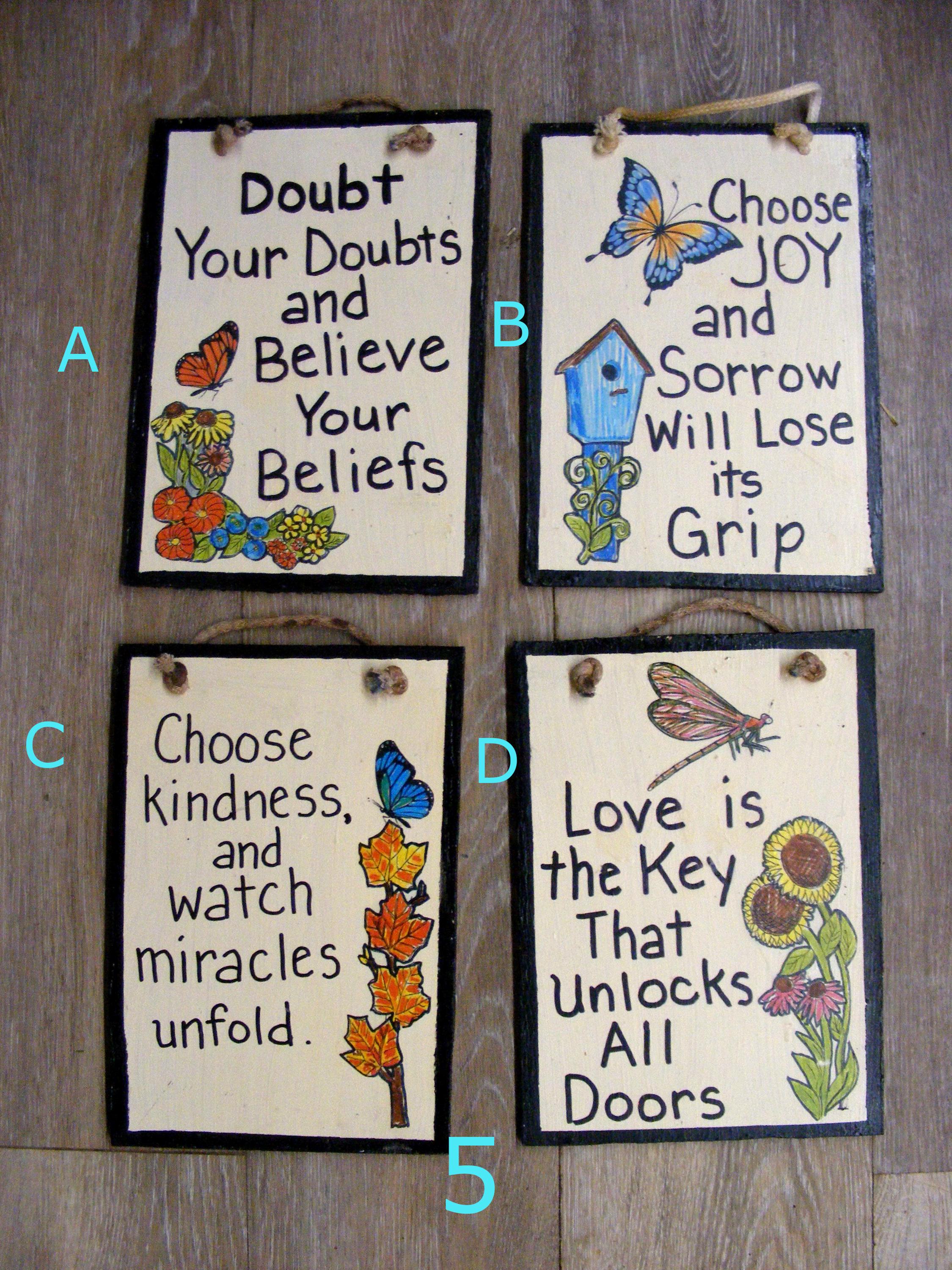 Inspirational Signs I - Etsy