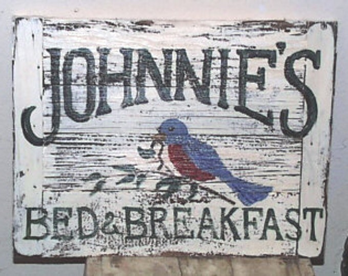 Bed and Breakfast Sign...customize It - Etsy