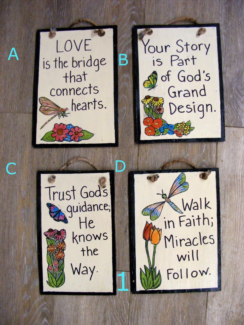 Inspirational Signs I - Etsy