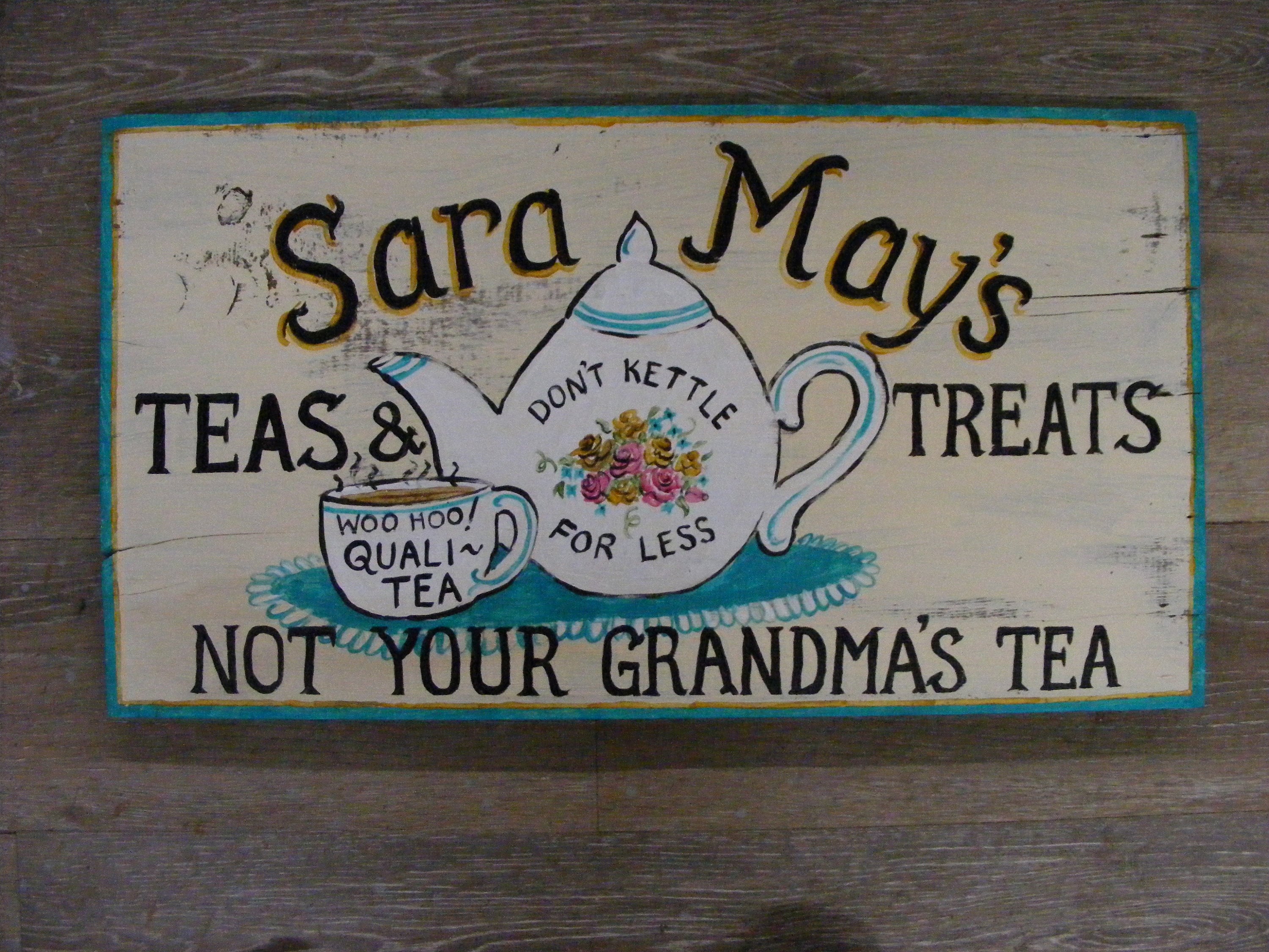 Golden Rose Tea Room Sign...customize It - Etsy