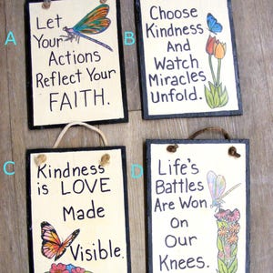 Inspirational Signs I - Etsy