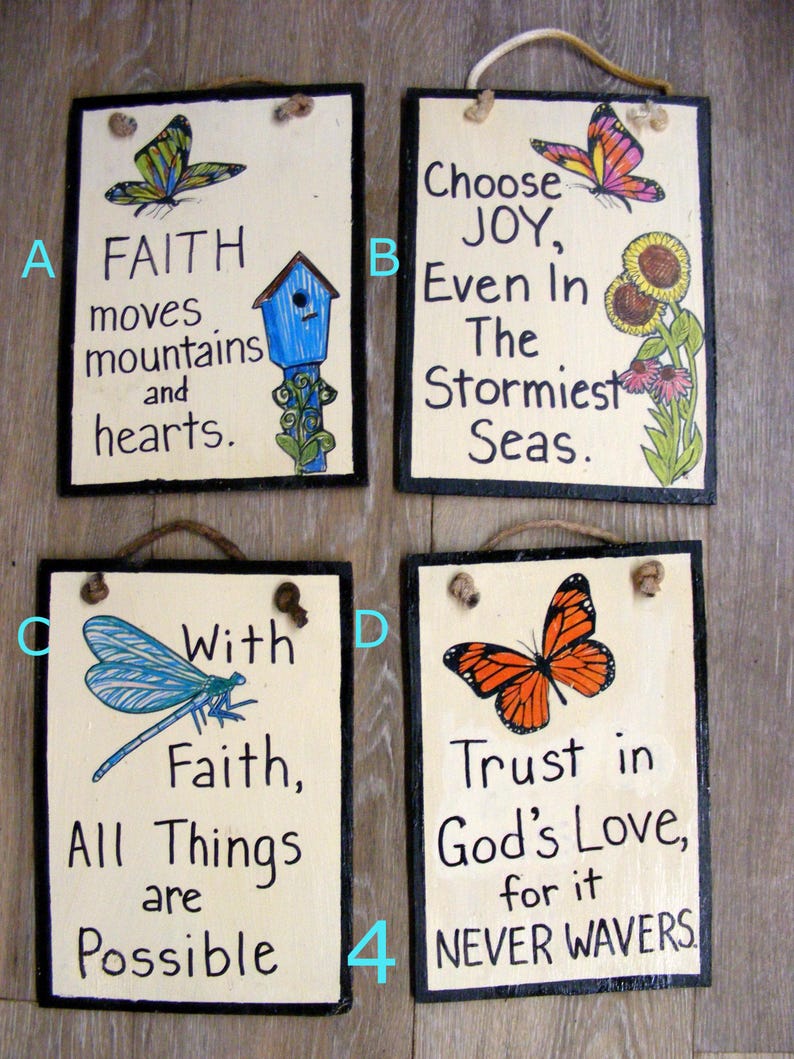 Inspirational Signs I - Etsy