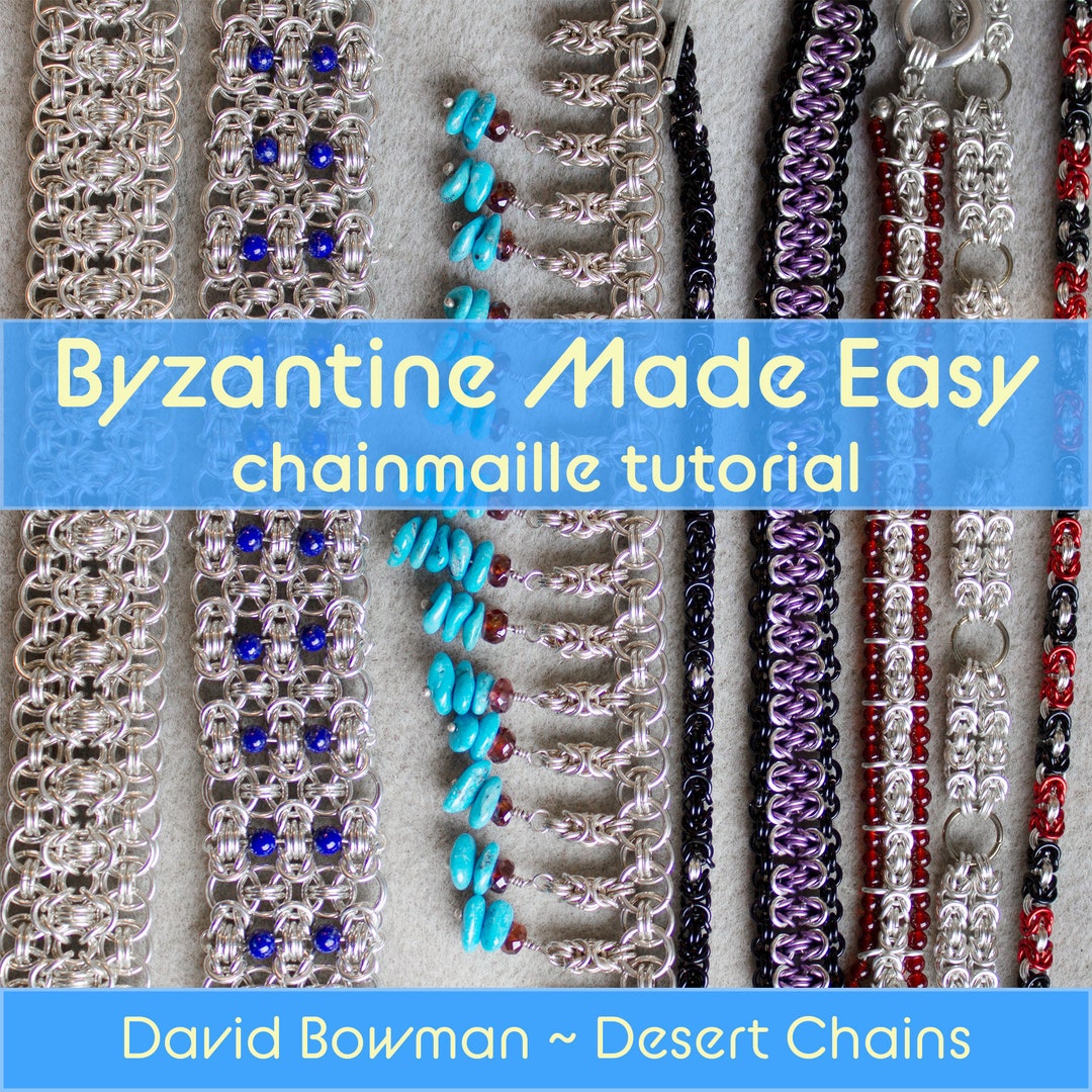 Byzantine Made Easy, Chainmaille Tutorial, Jewelry Making Instructions ...