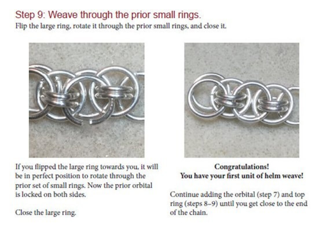 Chainmaille Tutorial, Easy Chainmaille Instructions, Jewelry Design ...