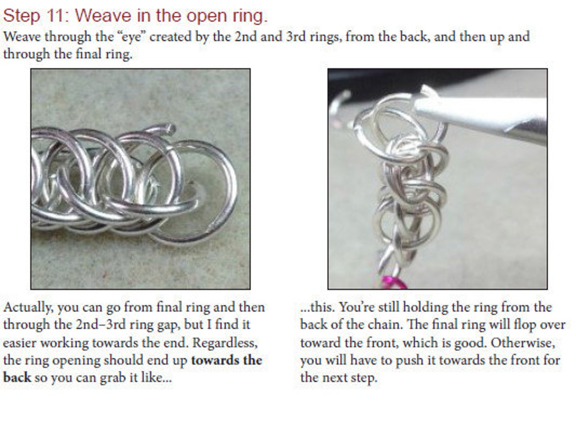 HALF PRICE! 7 Chainmaille Tutorials Made Easy Chain Maille Tutorial ...