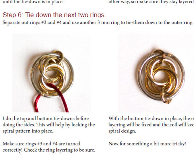 Tutorial for Byzantine Sunburst Chainmaille Bracelet Design, Download ...