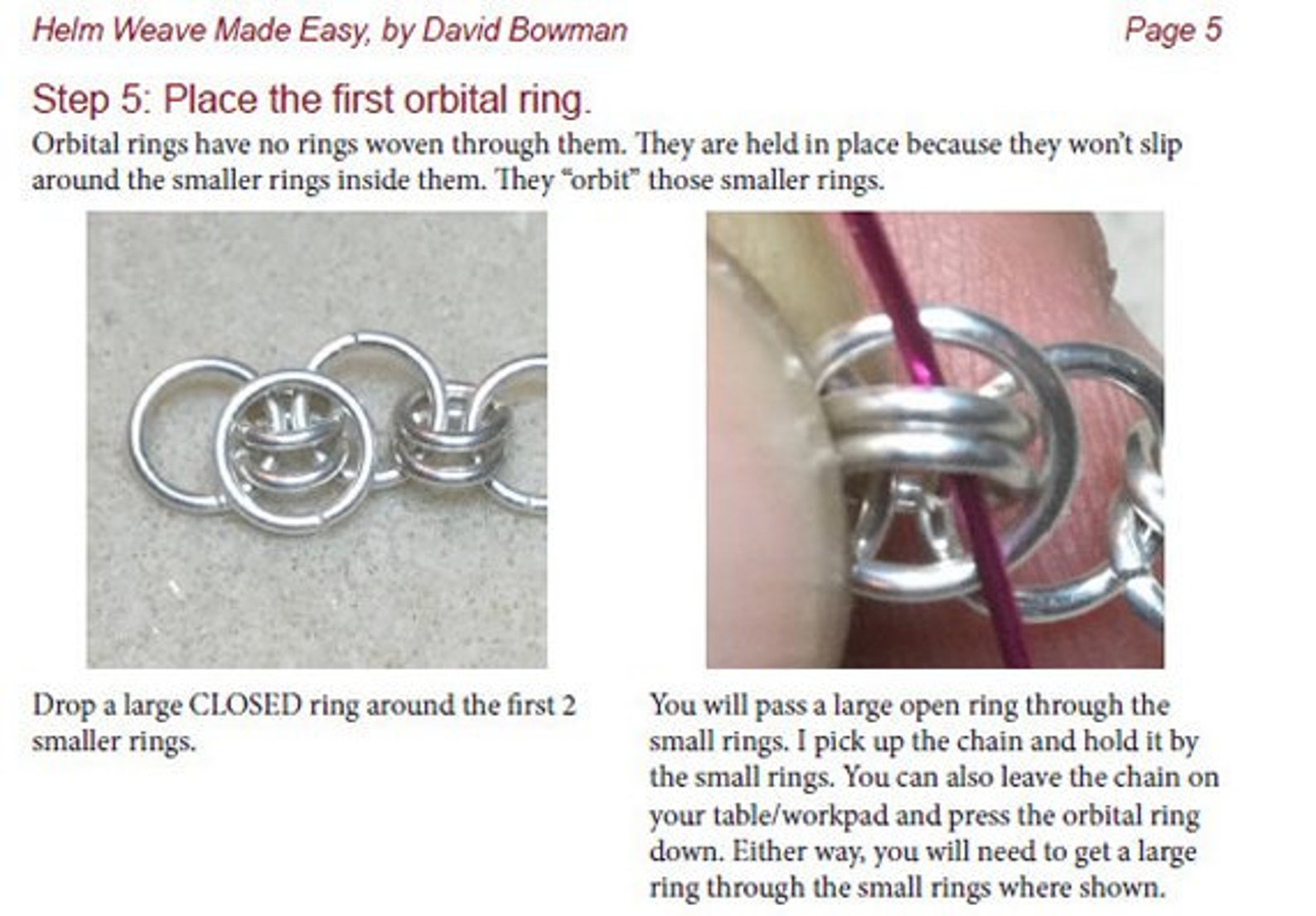 Chainmaille Tutorial, Easy Chainmaille Instructions, Jewelry Design ...