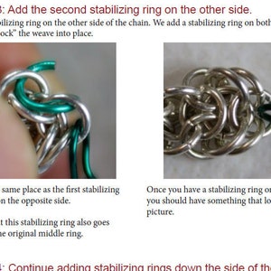 Elfweave Chainmaille Instructions, Easy Chainmaille Tutorial, Jewelry Design Instructions, PDF ...