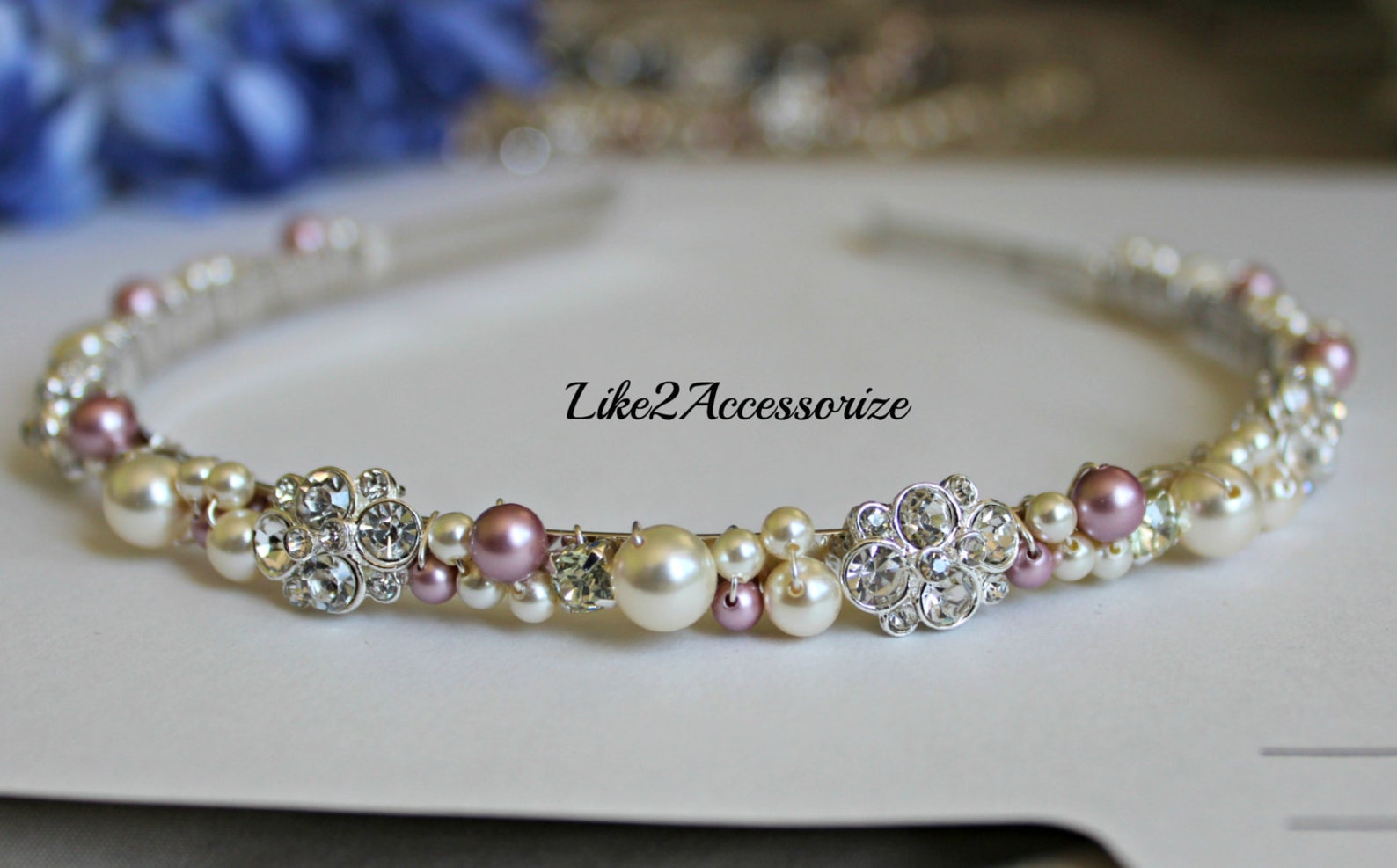 Bridal Pearl Headband Bridal Tiara Wedding Jewelry Bridal Head - Etsy