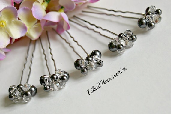 Bridal Crystal Hair Pin Bridal Hair Accessories Swarovski - Etsy