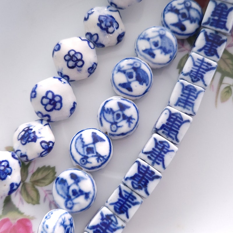 Delft Blue Beads - Etsy