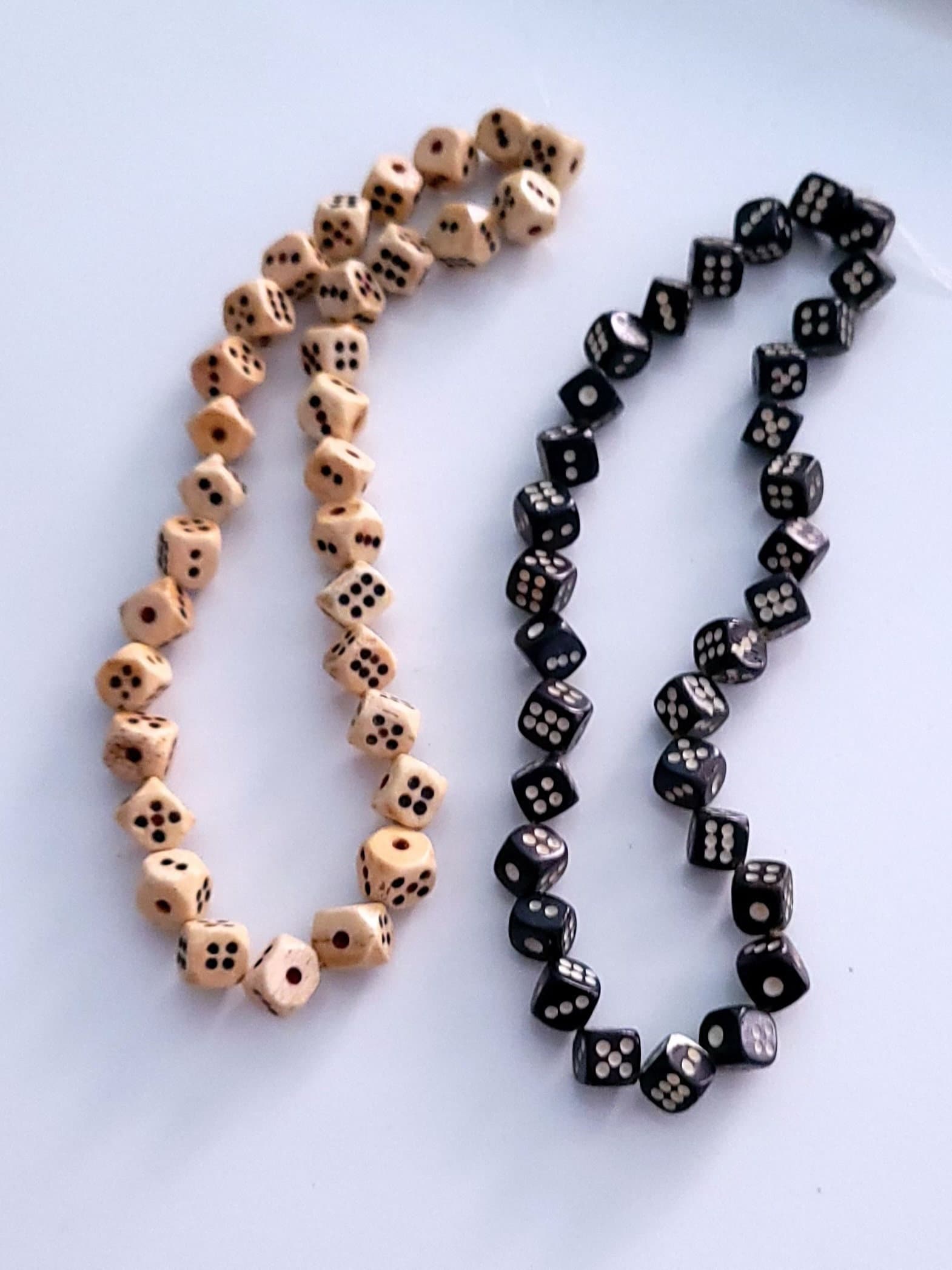 10-12mm Hand Carved Dice Vintage Bone Beads - Etsy