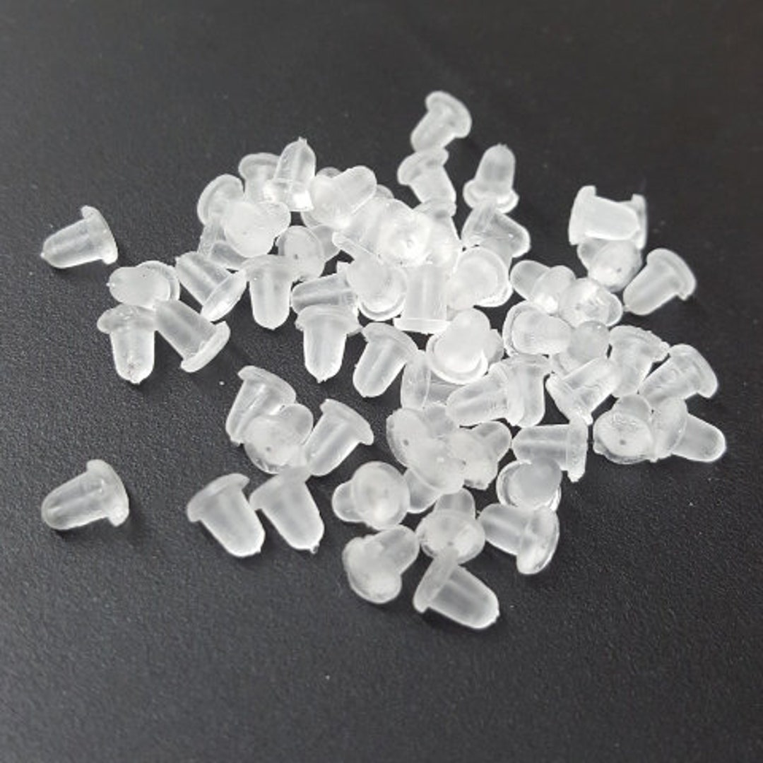 Silicone Earring Back (100 Pieces) - Etsy
