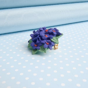 Violet Posy Brooch Pin - Etsy