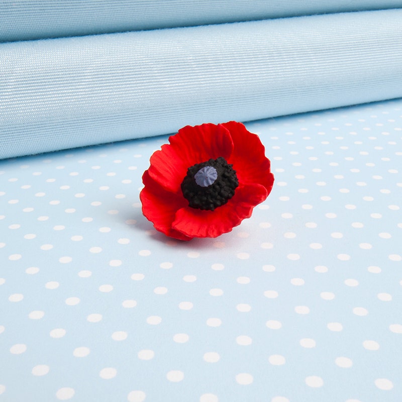 Poppy Lapel Pin - Etsy