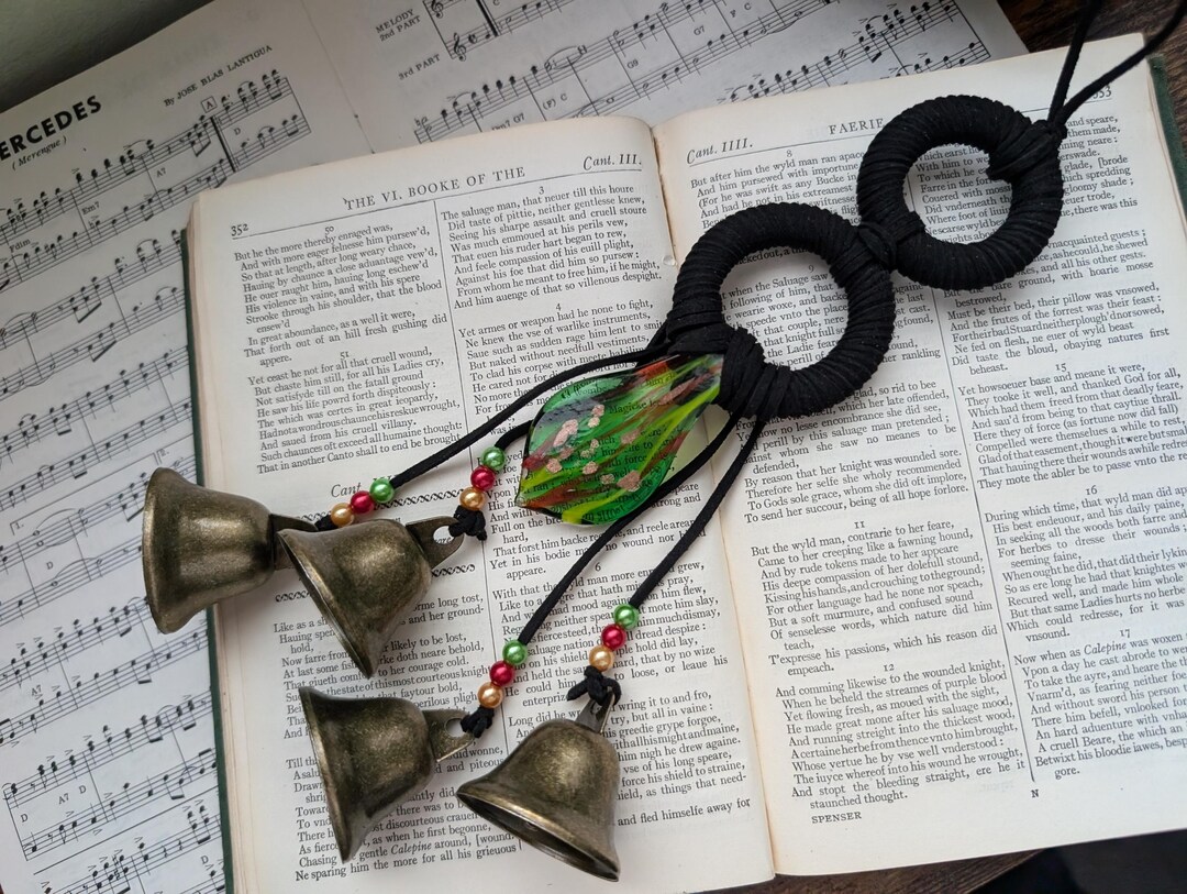 Witches Bells Home Protection Charms With Brass Bells - Etsy