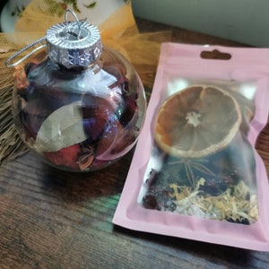Witches Ball and Simmer Pot. Simmer Pot Includes Dried Orange, Cloves ...
