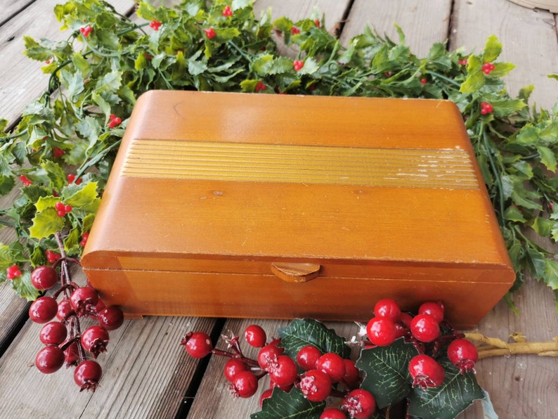 Vintage Wooden Altar Box Witch Kit. Witches Bells Crystals - Etsy