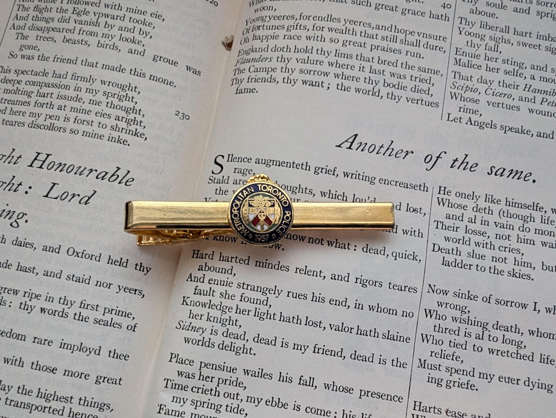 Vintage Toronto Metropolitan Police Tie Clip - Etsy
